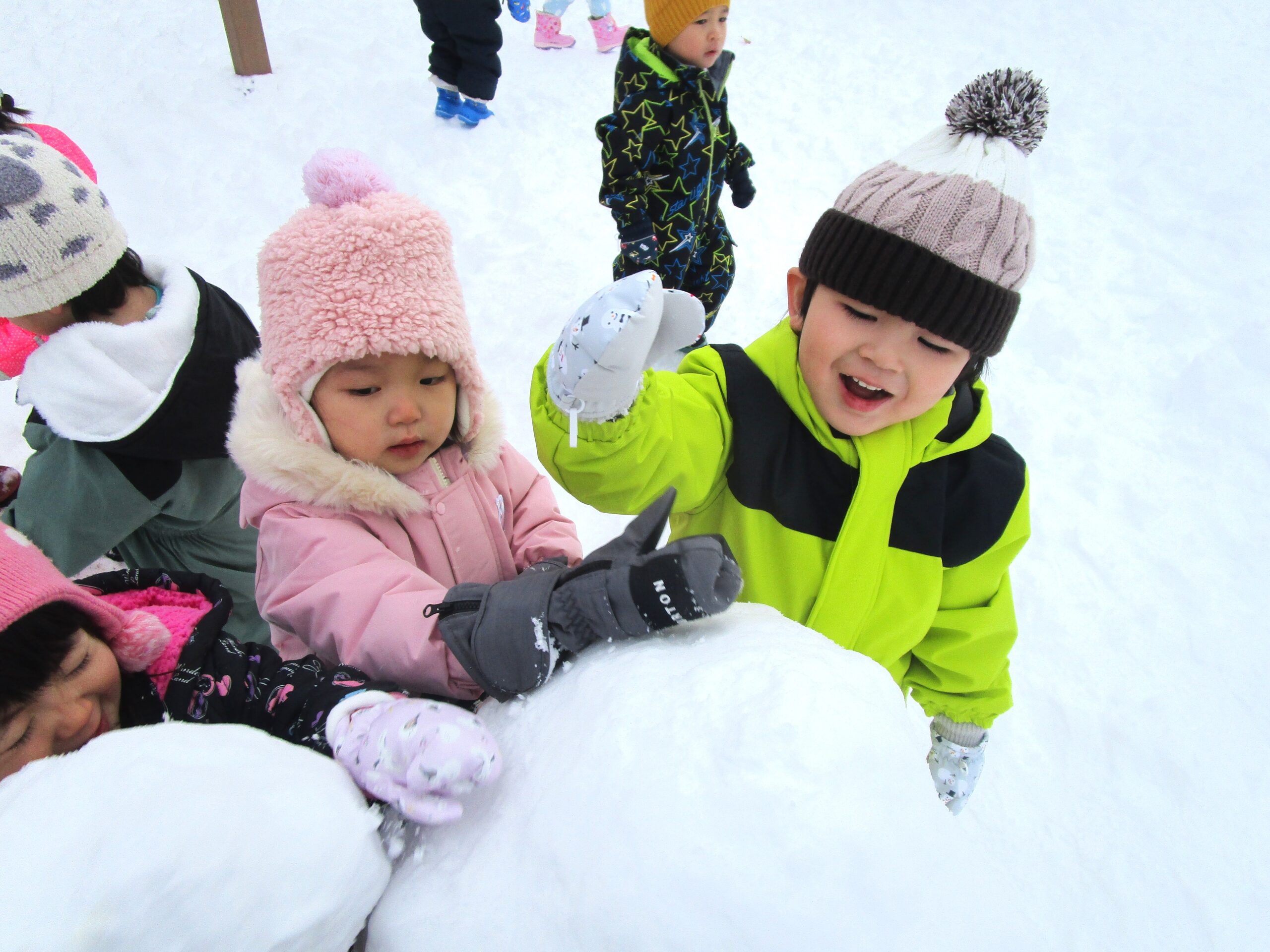 いちご組 1月27日の様子 | 保育日記 | えびがせ保育園アミック（amic）