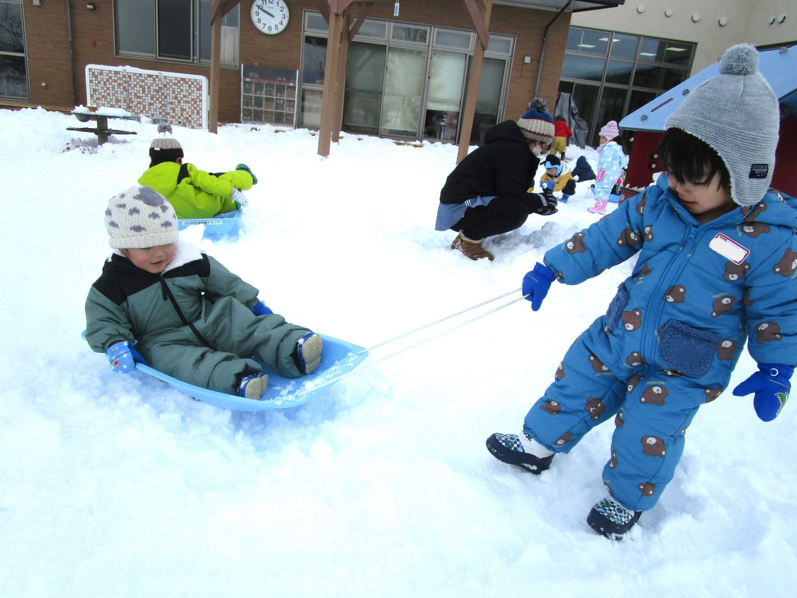 いちご組 1月27日の様子 | 保育日記 | えびがせ保育園アミック（amic）