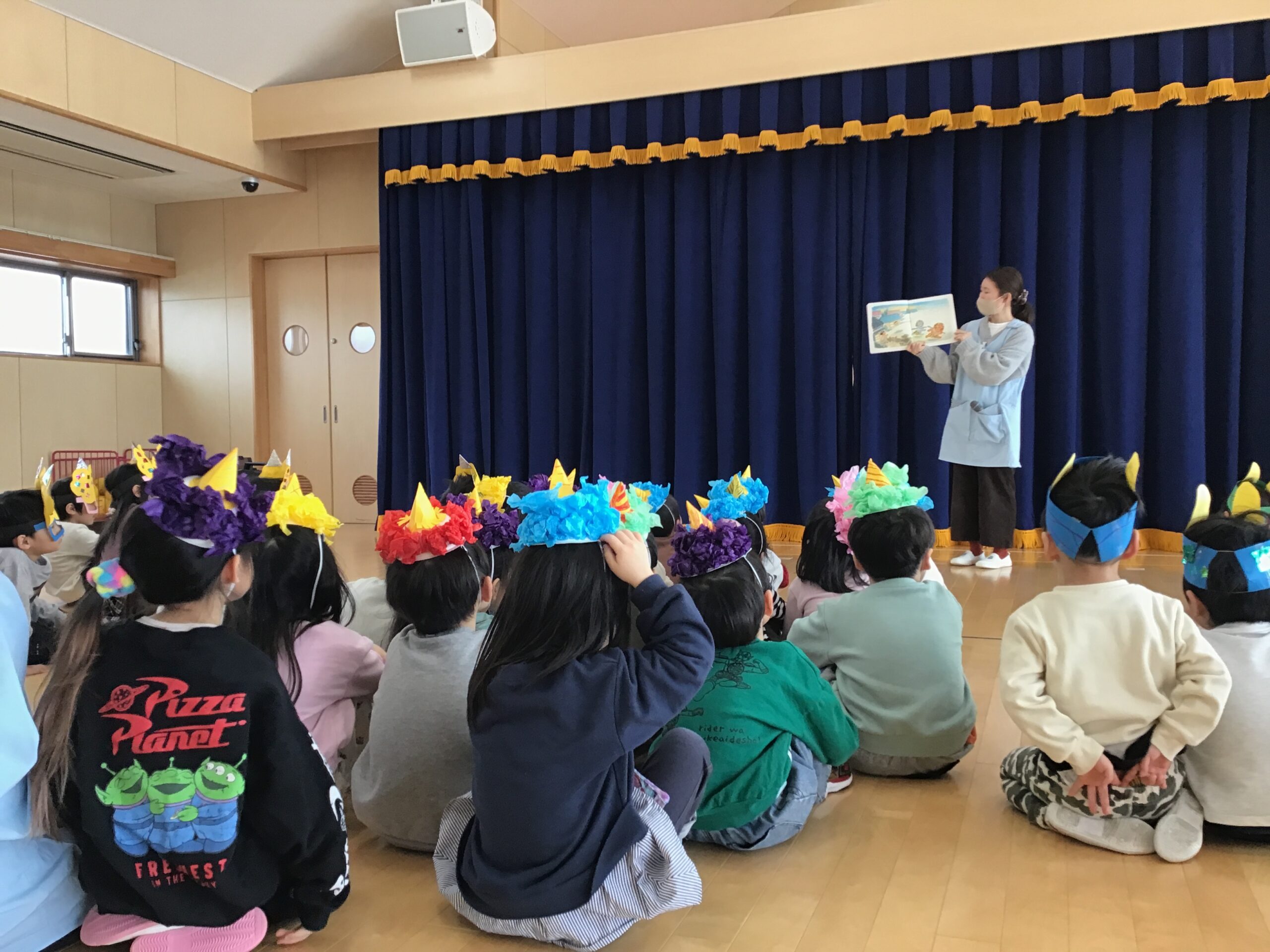 たんぽぽ組 1月28日の様子👹 | 保育日記 | えびがせ保育園アミック（amic）