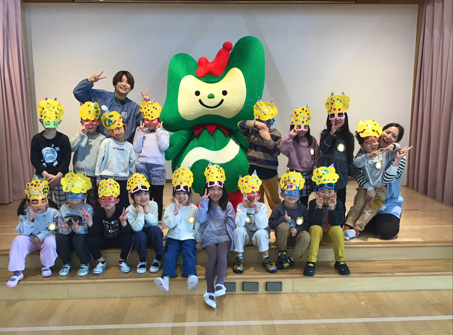 あおぞら組 1月28日の様子👹 | 保育日記 | えびがせ保育園アミック（amic）