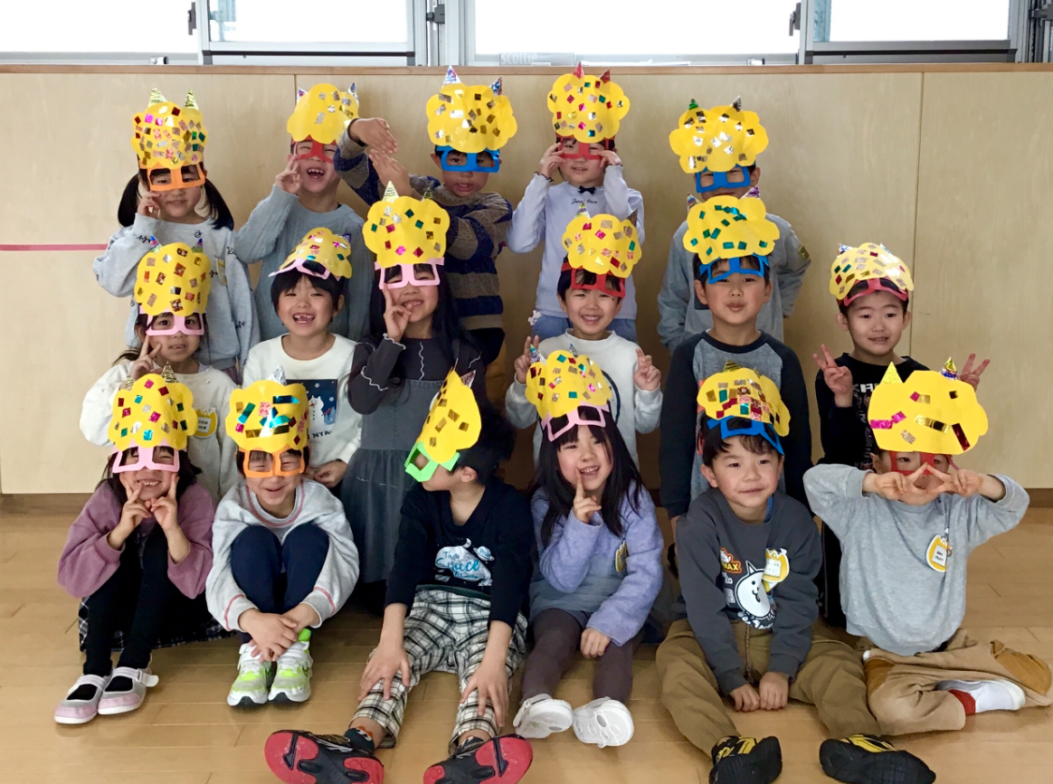 あおぞら組 1月28日の様子👹 | 保育日記 | えびがせ保育園アミック（amic）